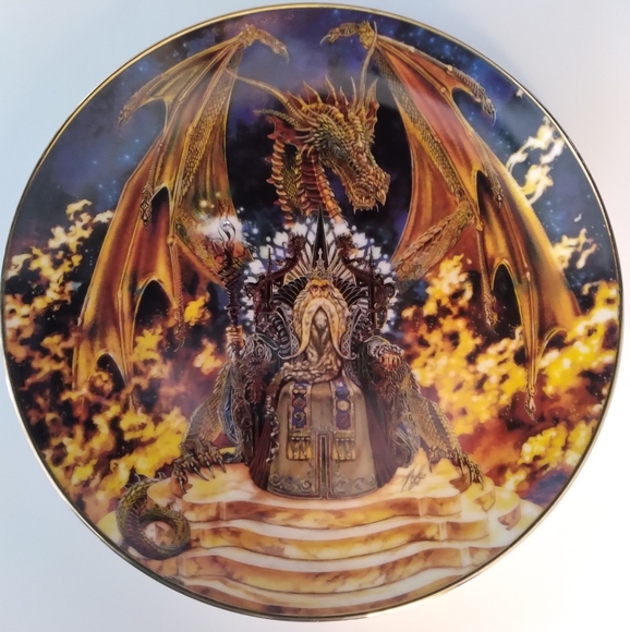 Franklin Mint | Accents | Dragon Fire Plate | Poshmark